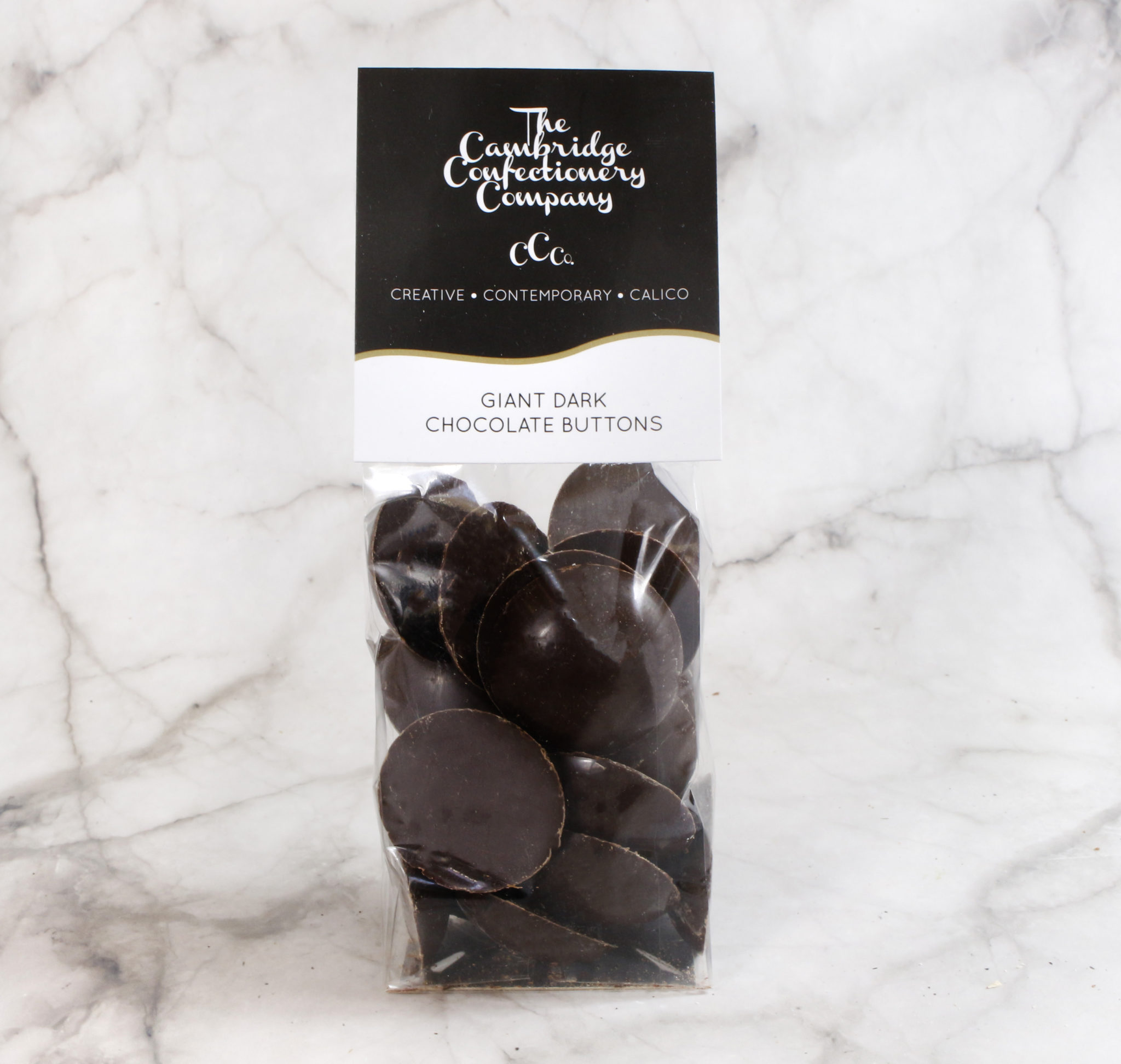 Dark Chocolate Buttons- The Cambridge Confectionery Company