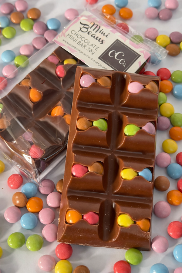 Chocolate Mini Beans Mini Bar - The Cambridge Confectionery Company