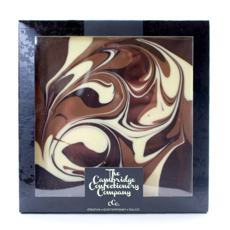 Triple Chocolate Swirl Tile - The Cambridge Confectionery Company