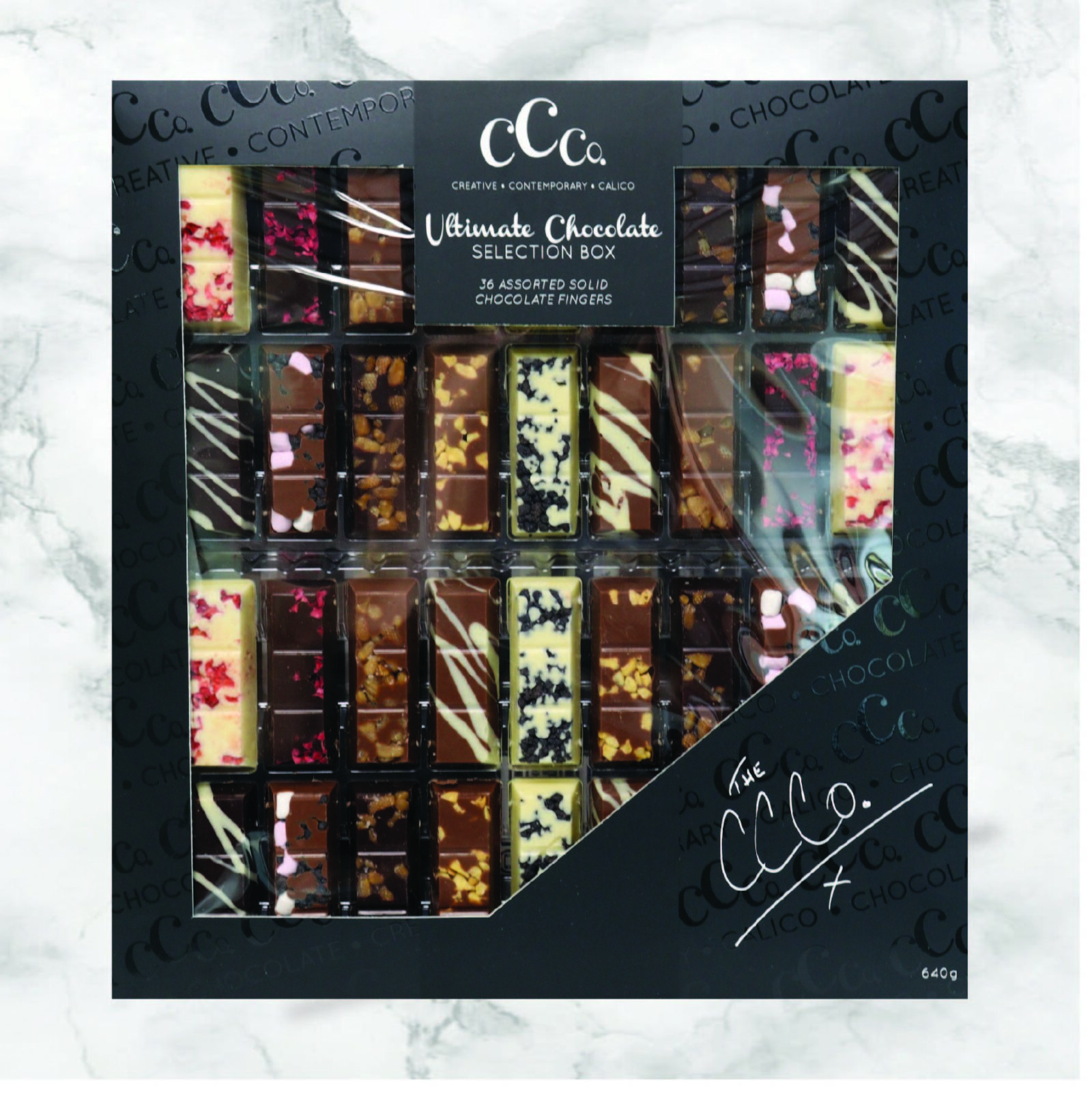 Ultimate 36 Solid Chocolate Fingers Selection Box - The Cambridge ...
