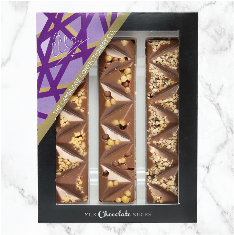 Trio Chocolate Sticks - Milk Selection - The Cambridge Confectionery ...